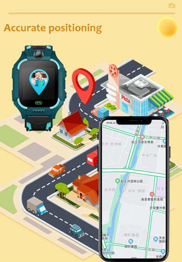 ساعة تتبع اطفال Nabi Z7 Kids tracking watch | سيزما