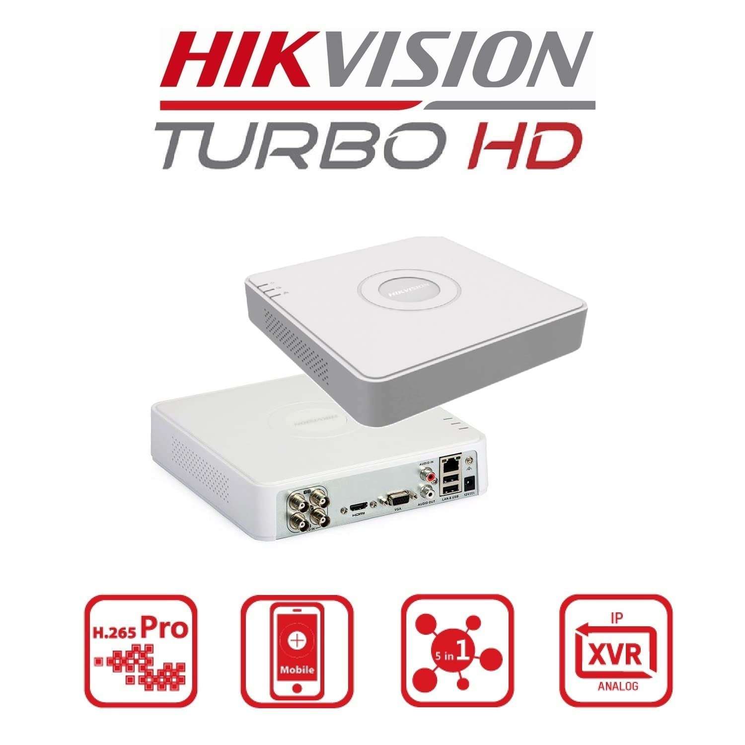 DVR HIKVISION 4 channel 1080 | سيزما