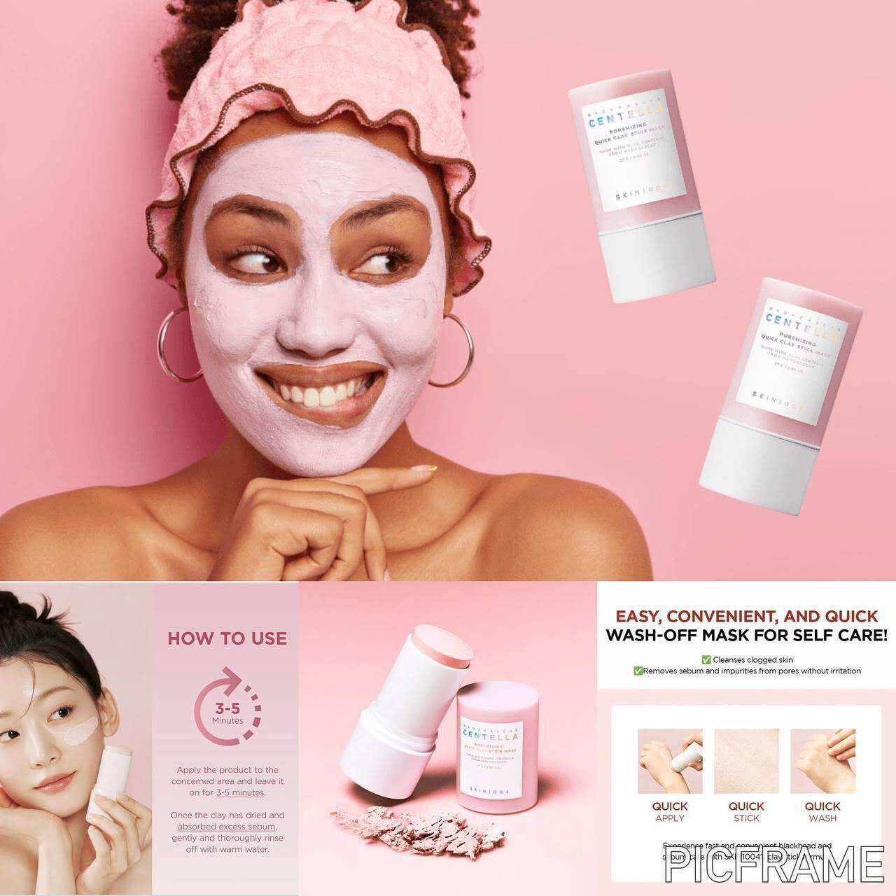 Skin 1004 Centella Poremizing Quick Clay Stick Mask | سيزما