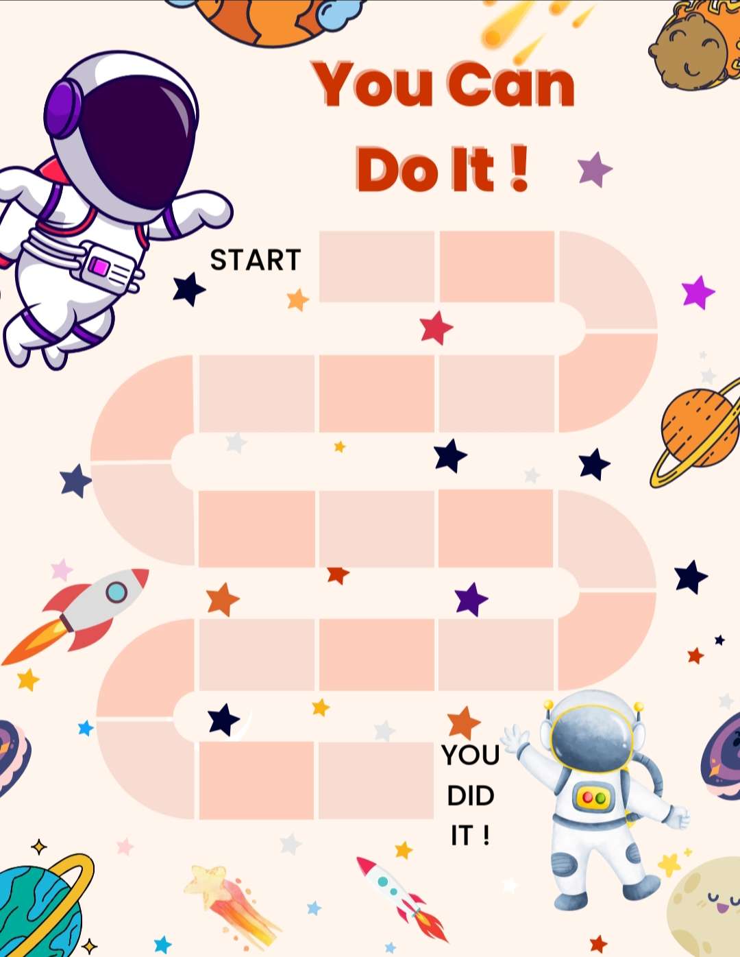 Magic Rewards Chart for Kids Unicorn Astronaut and Mermaid Theme | سيزما